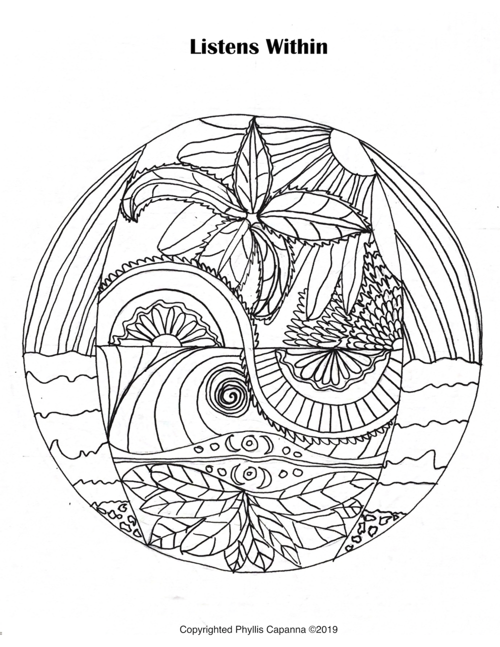 Wellness Coloring Pages – Possibility Printables